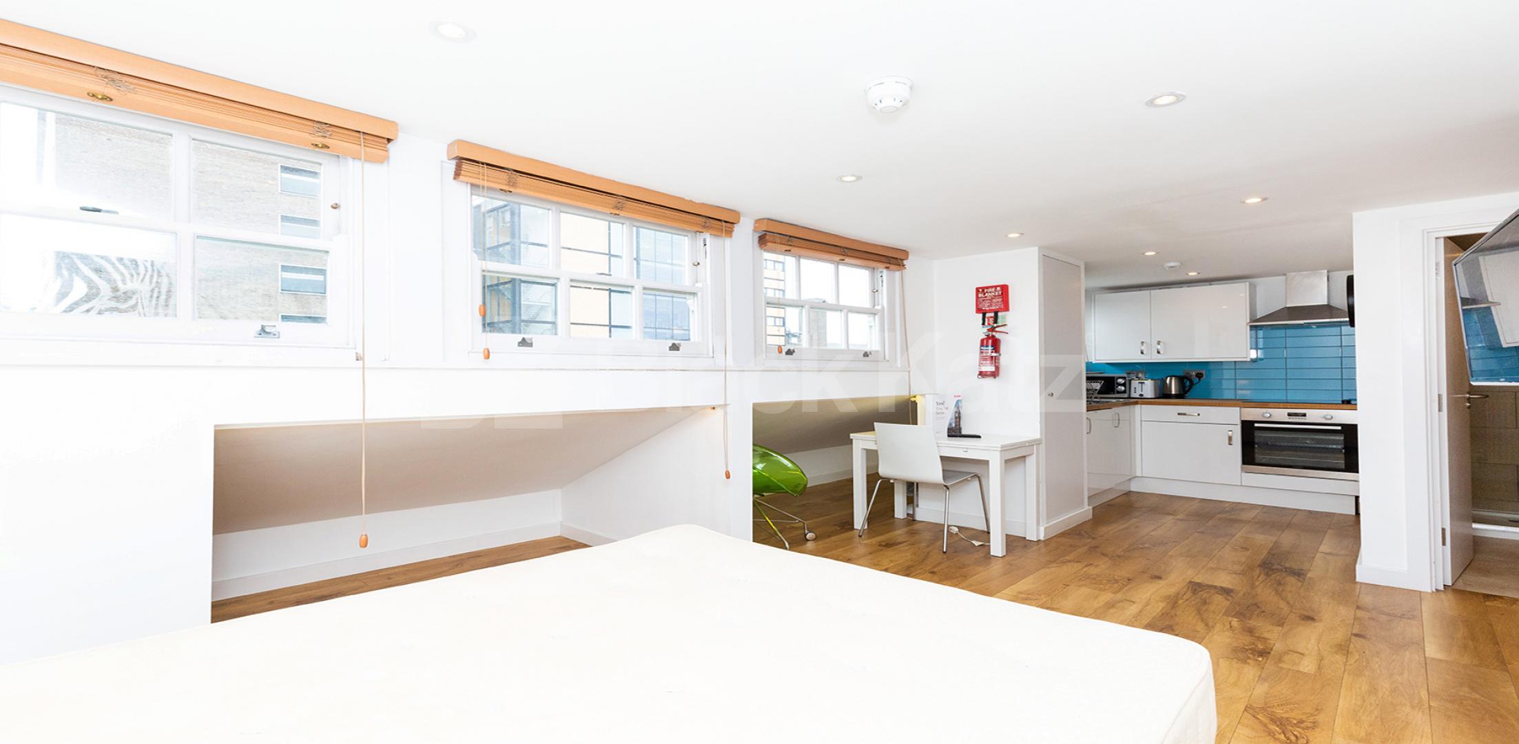 Stylish and luxurious bathroom Studio Apartment, Furnished Flat in Byng ...